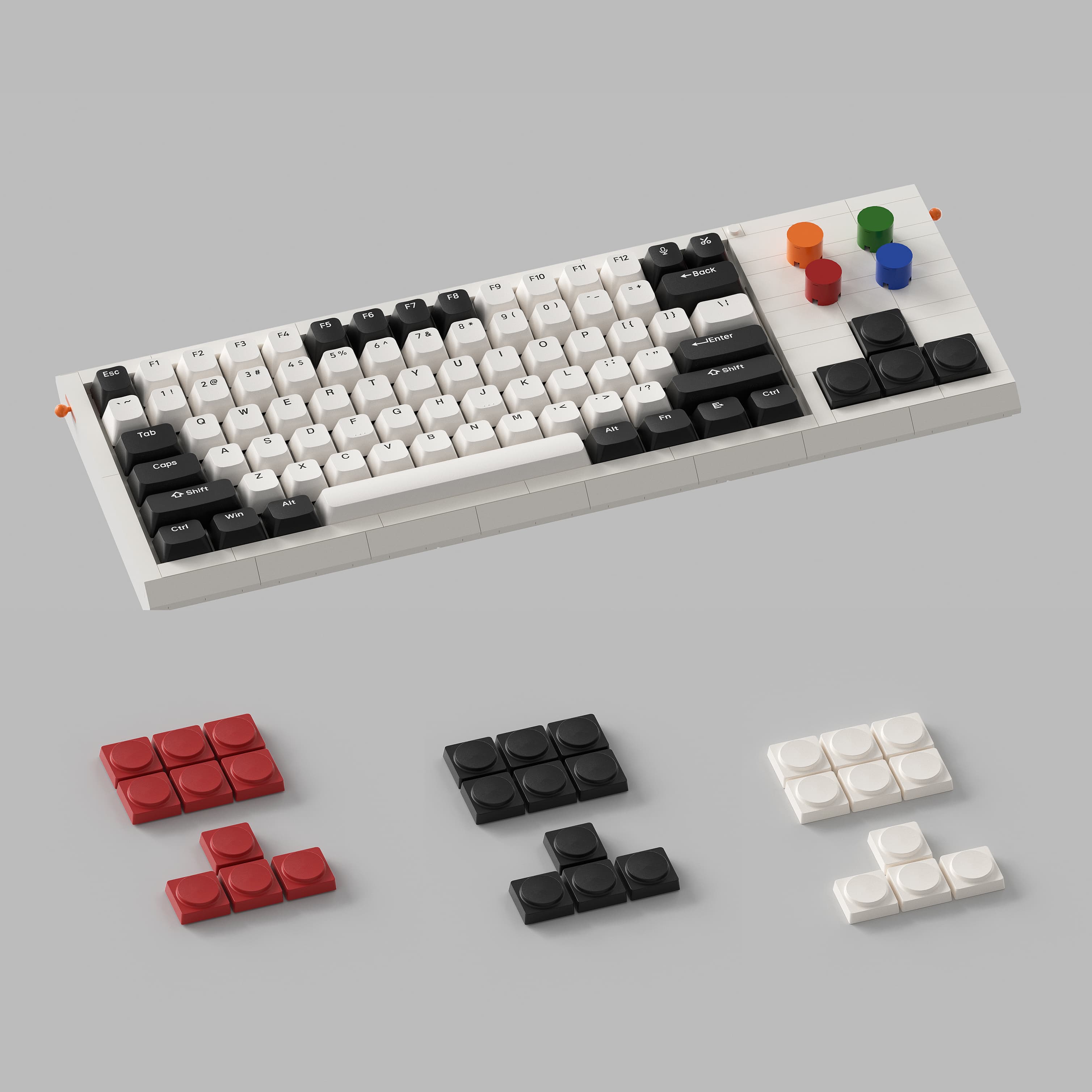 Sachiel Keyboard + Keycaps DSS125 Bundle – KBDcraft