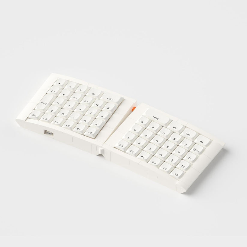 KBDcraft Israfel 50% Ergo Split Low Profile Mechanical Keyboard